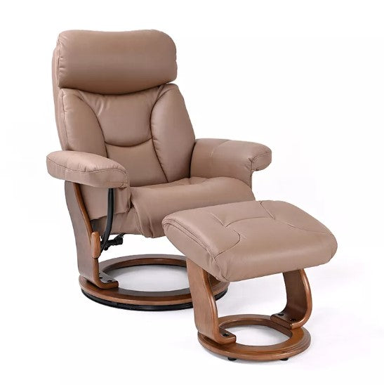 Emmie II - Stressless Recliner with Ottoman by Benchmaster | Furniture ...